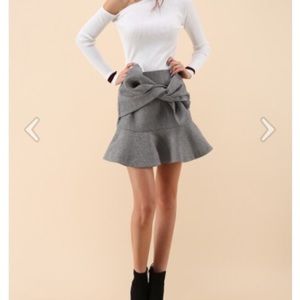 Chicwish | Skirts | Frill Hem Skirt | Poshmark